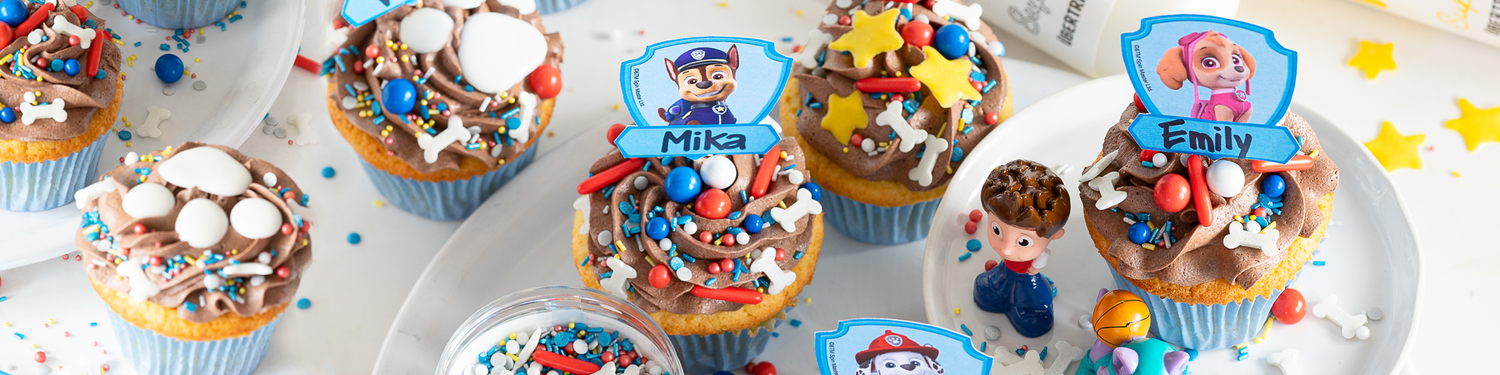 Paw Patrol Geburtstags Cupcakes | Kindergeburstagskuchen Streusel ...